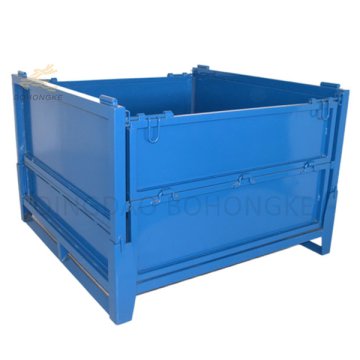 Sheet Steel Box Pallet | Stackable Heavy-Duty Storage Containers