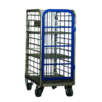 Blue Milk Trolley | Premium Dairy Transfer Solution
