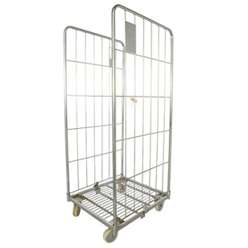 Square Frame 2-Sided Rolltainer | Heavy Duty More Durable Cage Trolley ...